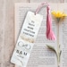 Personalised to Many Chapters Together Bookmark With Tassel / Gift for ...