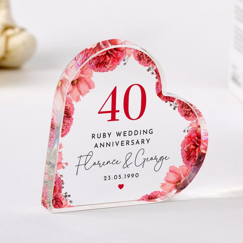 Ruby Anniversary - Etsy UK