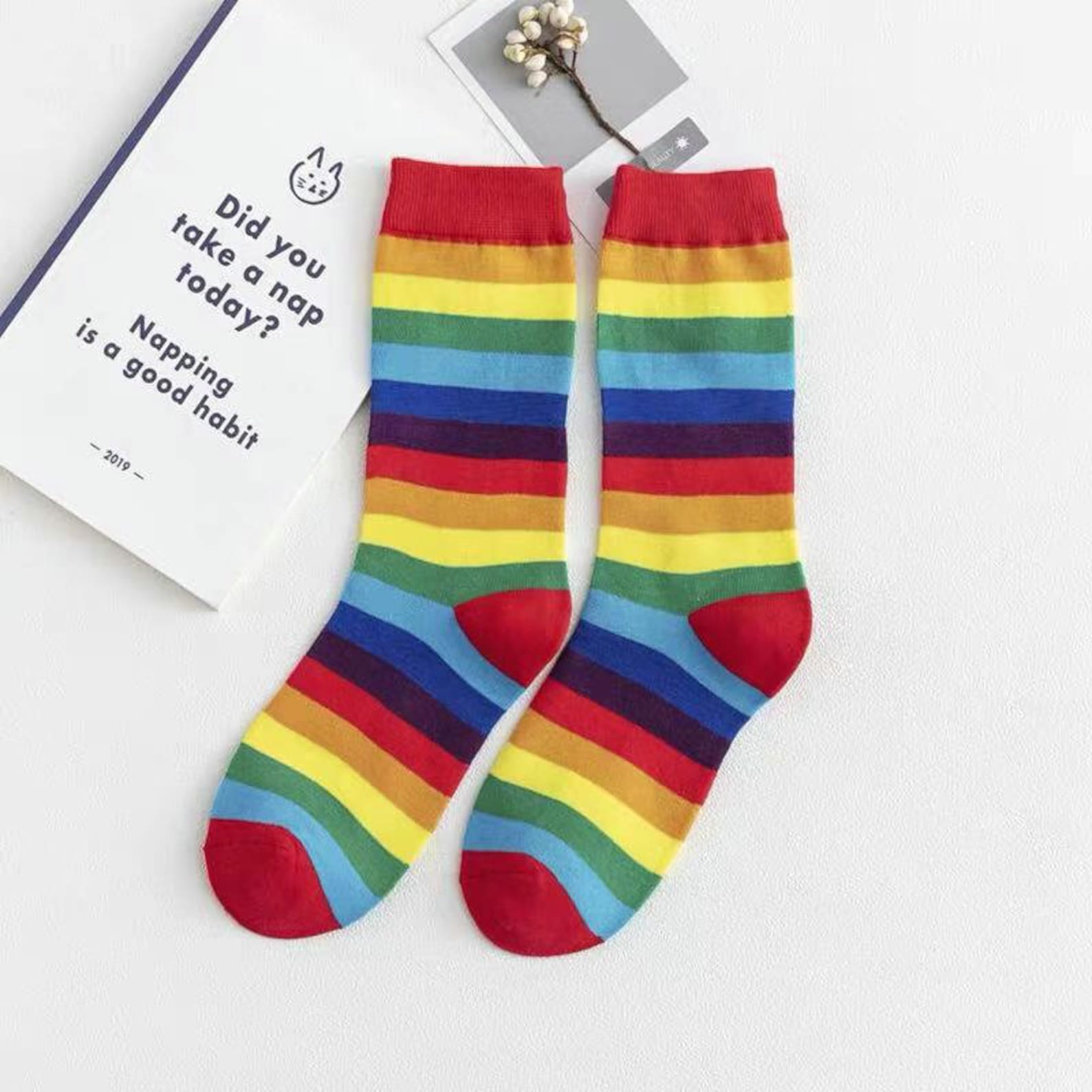 Pride Rainbow Socks / Pride Gift / LGBTQ Flag Socks / Gay - Etsy India