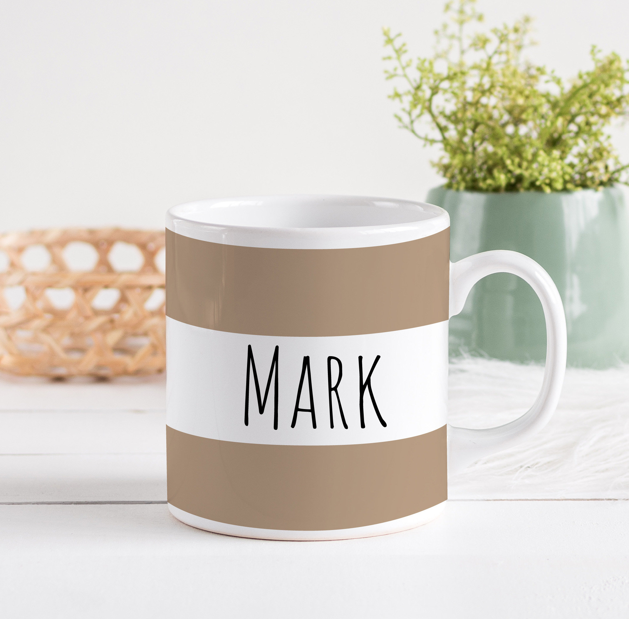 Personalised Name Mug / Christmas Gift for Him or Her / | Etsy