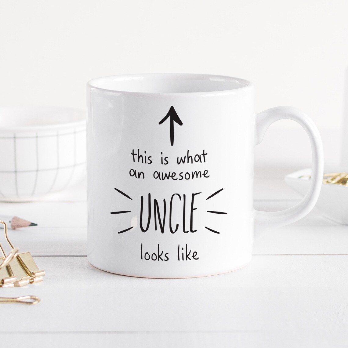 This is What an Awesome Uncle Looks Like Mug / Father's Day Gift ...