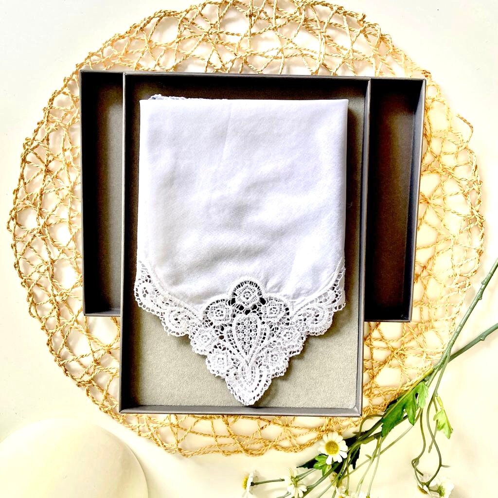 Personalised Wedding Handkerchief Gift From Father and Mother - Etsy