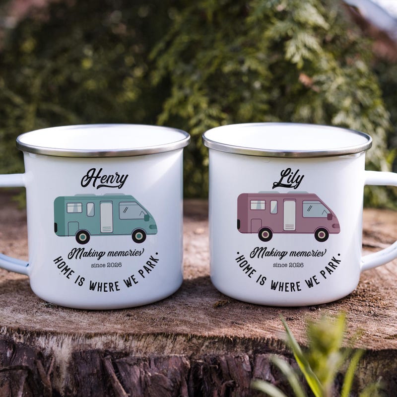 Caravan Mugs Set - Etsy