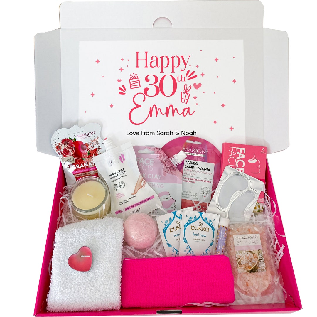 Personalised Birthday Pamper Spa Set / Relaxation Letterbox Gift for ...