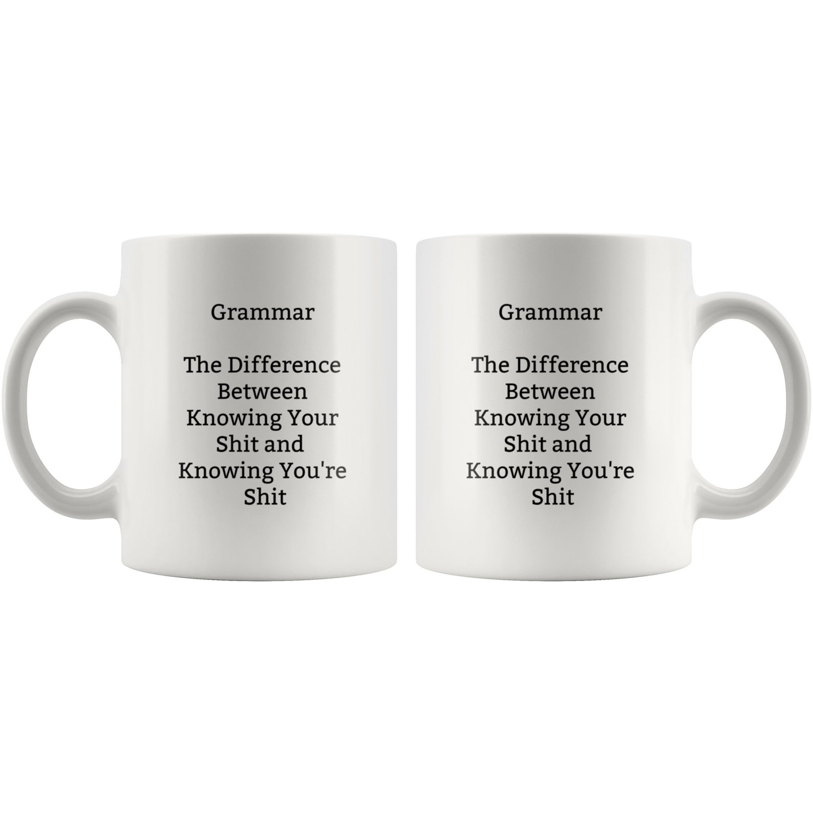 Grammar the Difference Between Knowing Your Shit and Knowing - Etsy Grammar the Difference Between Knowing Your Shit and Knowing - Etsy