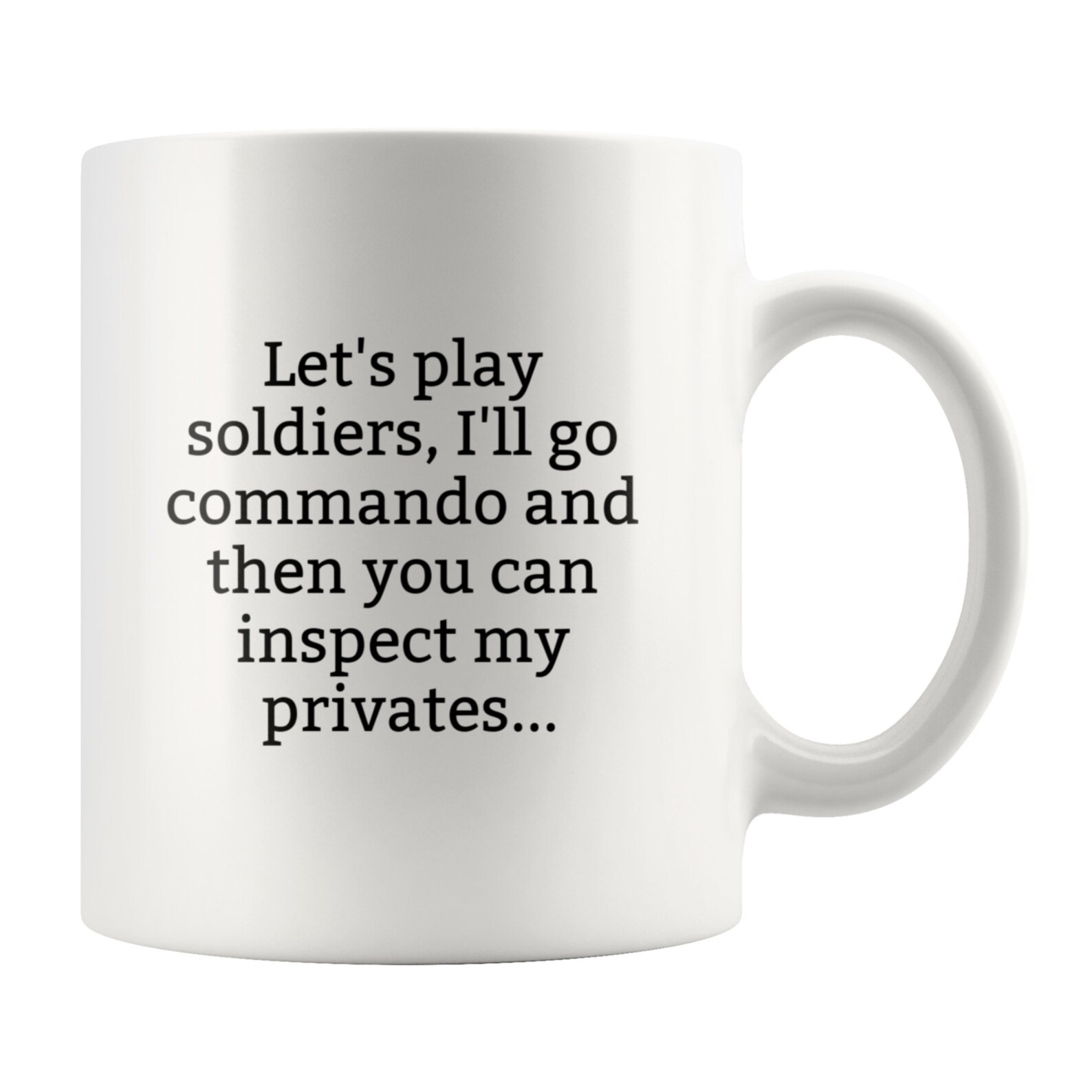 Let's Play Soldiers I'll Go Commando and Then You Can | Etsy