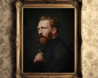 Moody Vintage Digital Art Print/ Dark Academia Painting/ Printable Old ...