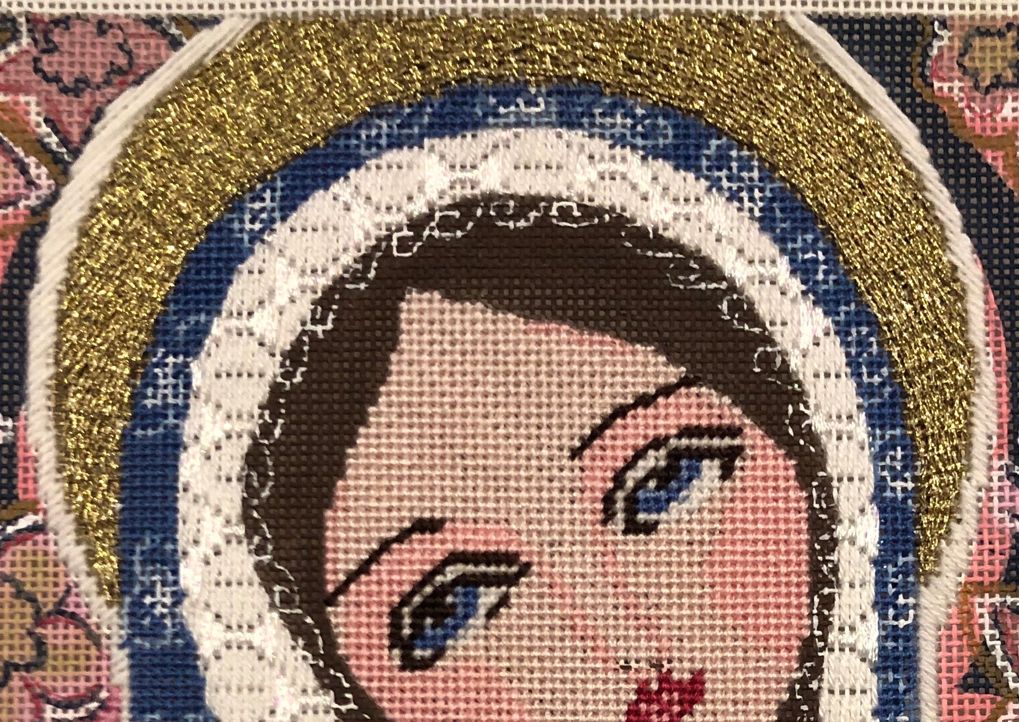 Stitch Guide Needlepoint Digital - Rosary Mary - Love You More Designs ...