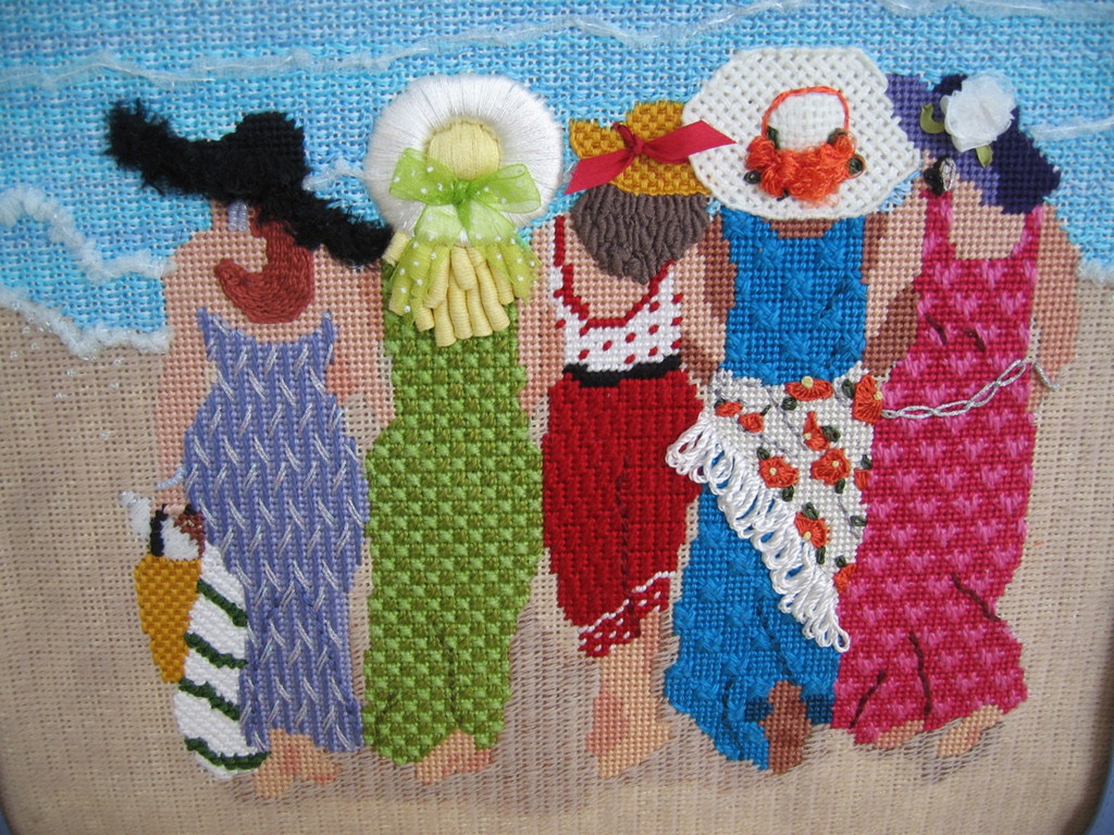 Stitch Guide - Digital PDF Format - to the Beach by Sandra Arthur - Etsy