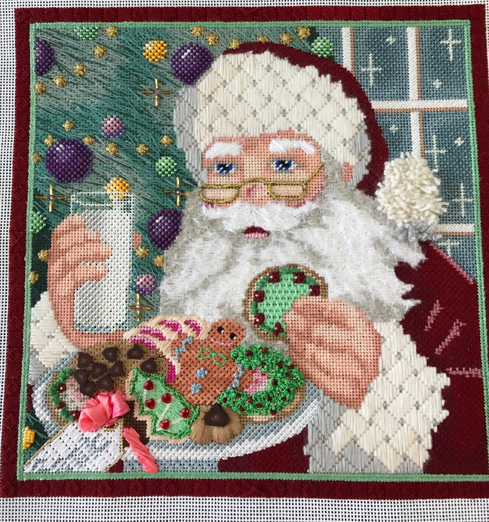 Stitch Guide Needlepoint Digital - Santa's Rewards - Download - Etsy
