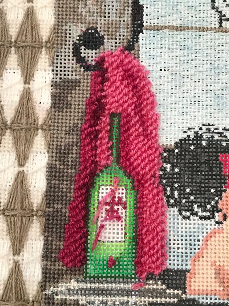 Stitch Guide -digital - Needlepoint - Just a Sip From CBK Designs - Etsy