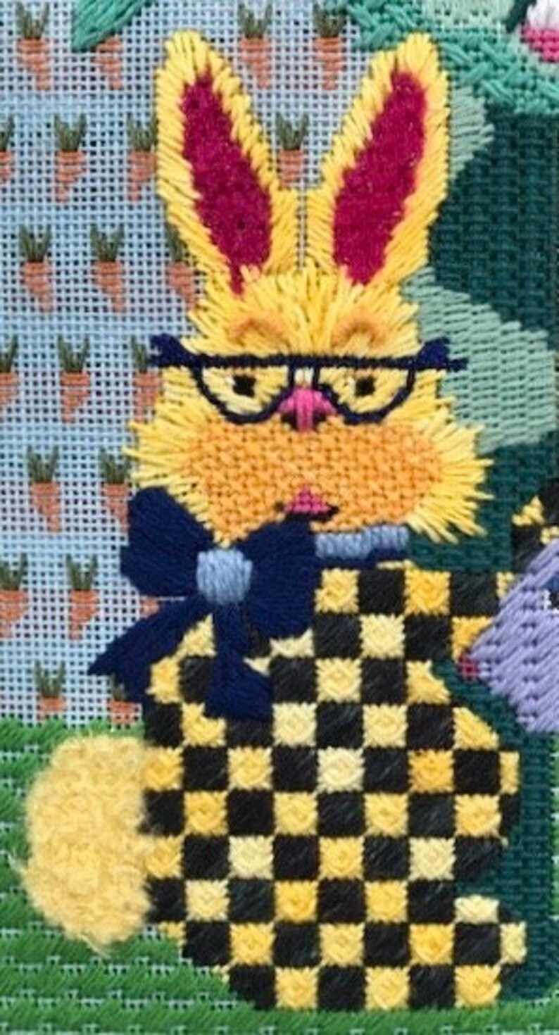 Stitch Guide Only - Needlepoint Digital -every Bunny Needs Somebunny ...