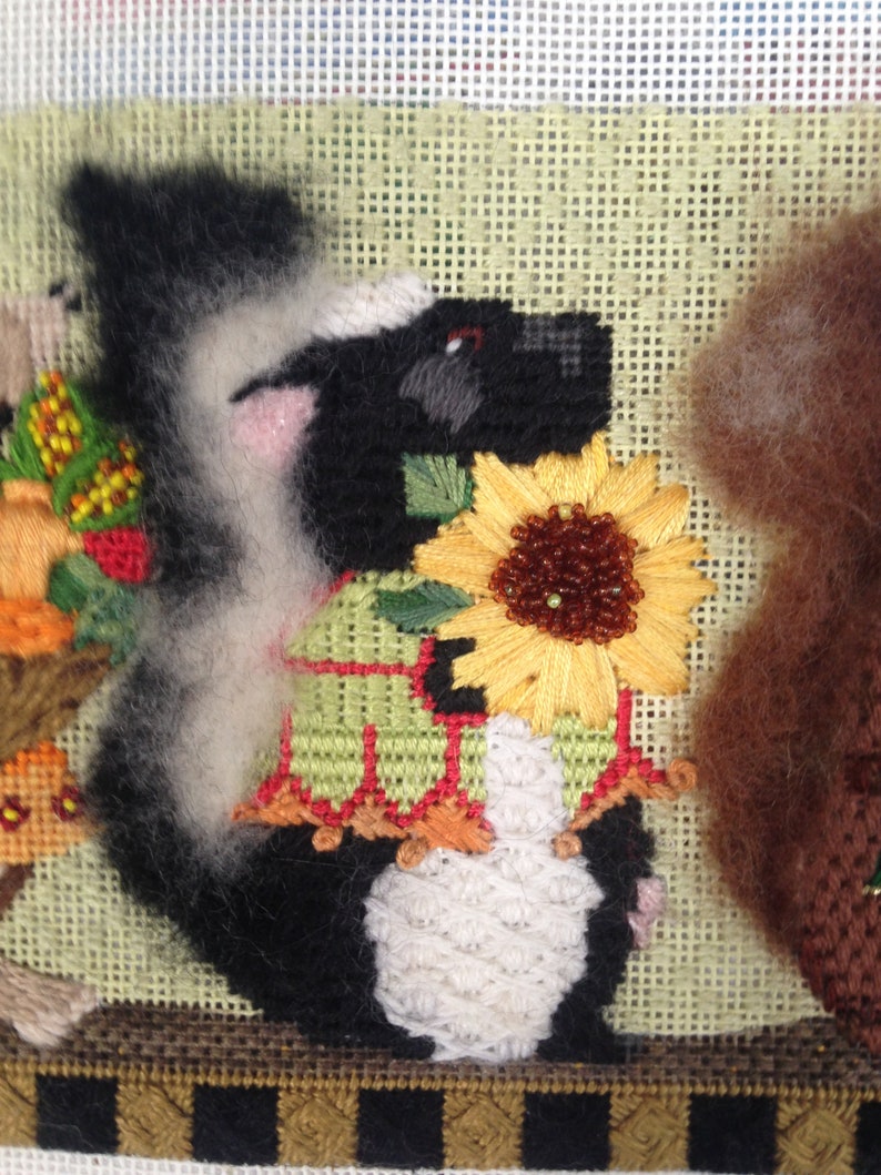 Stitch Guide Needlepoint Digital - Thanksgiving Critters - Melissa ...