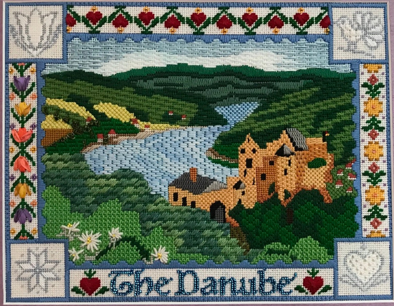 Stitch Guide Only - PDF Format the Danube - Designer Kate Dickerson - Etsy