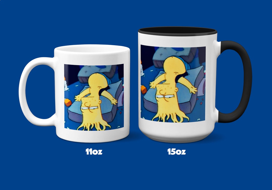 Bart Simpson Slag off Coffee Mug the Simpsons Coffee Mug - Etsy
