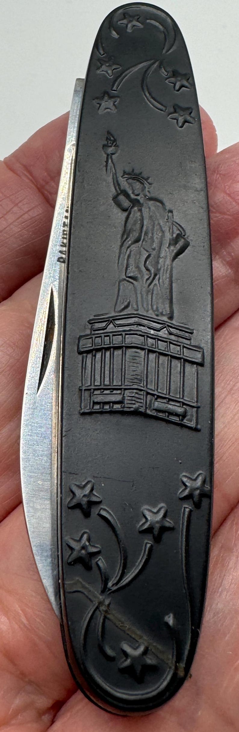 Statue of Liberty Knife in Mint in Box Bicentennial Black Handle - Etsy