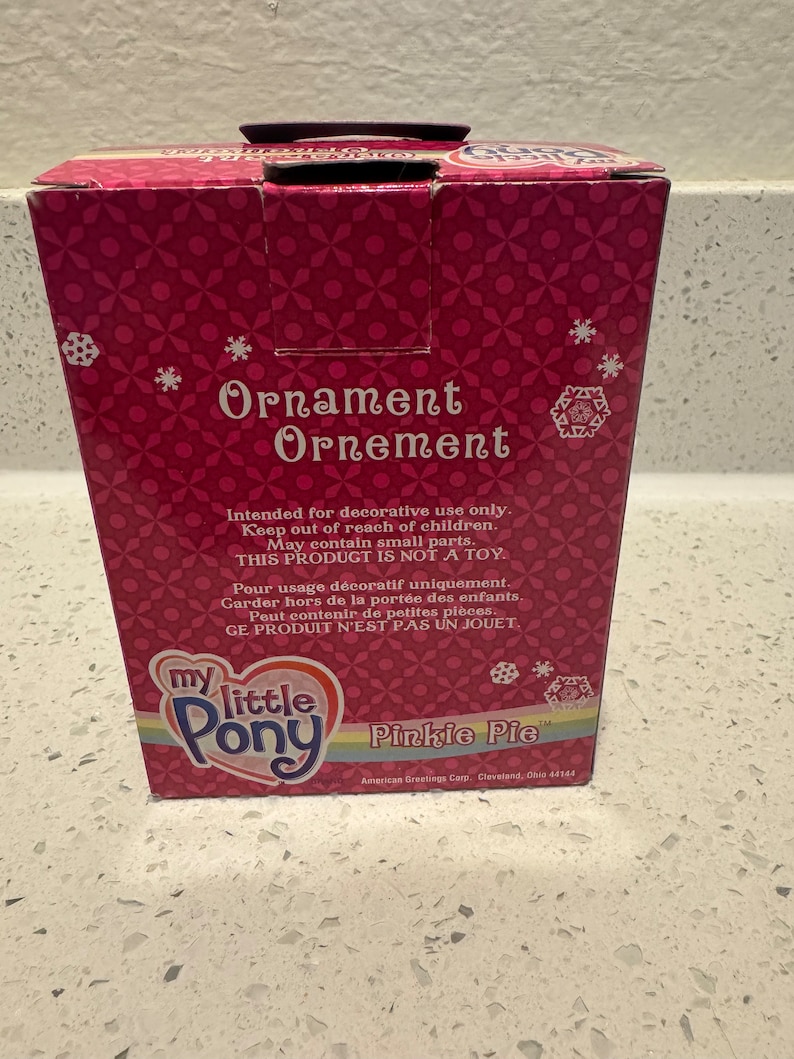 My Little Pony Pinkie Pie Ornament Holiday Butterfly - Etsy