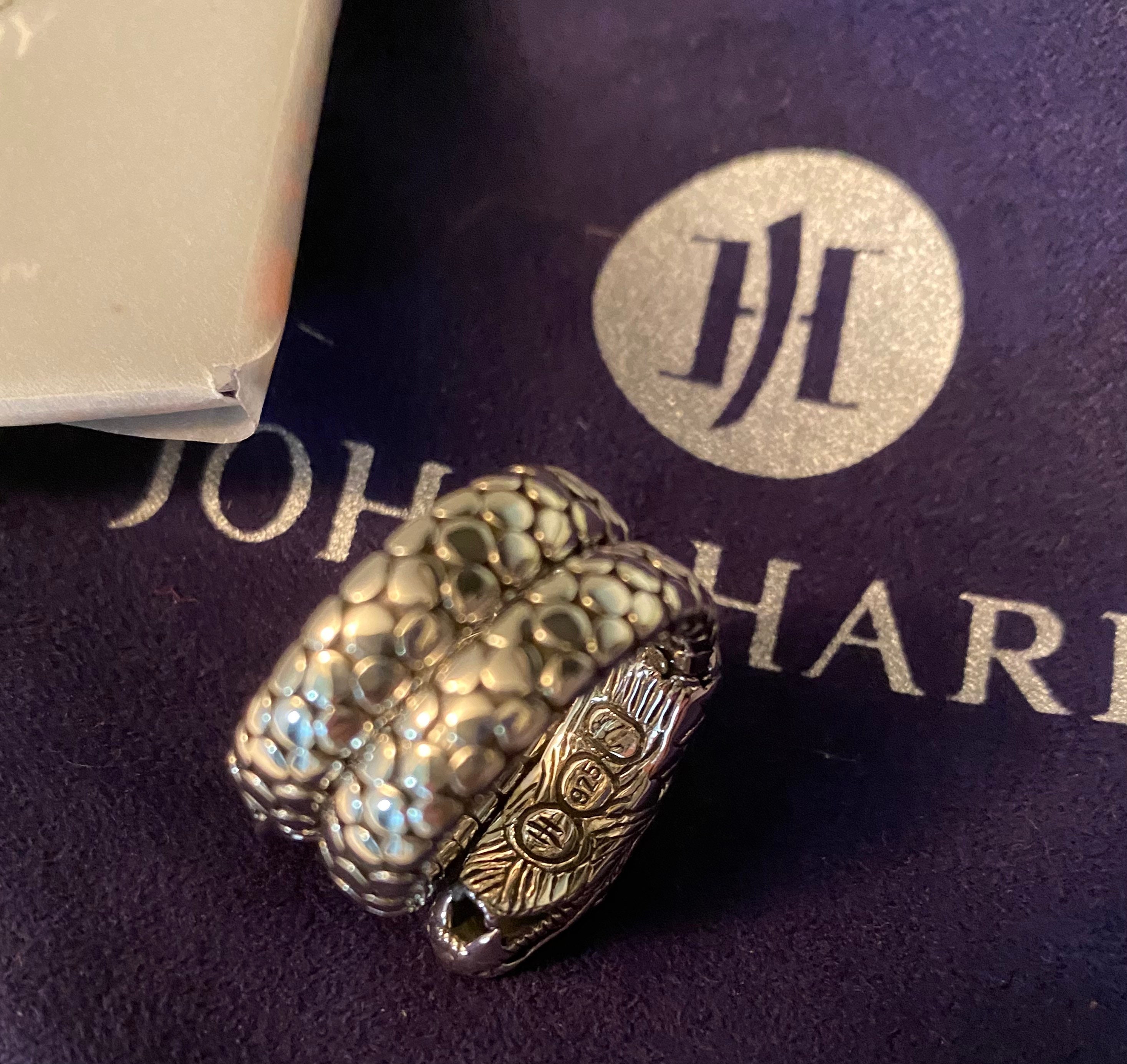 John Hardy Naga Dot Coil Double Dragon Ring Size 6 Silver 925 - Etsy