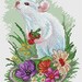 White Mouse Cross-stitch Pattern Printed PDF Instant Download Stylish ...