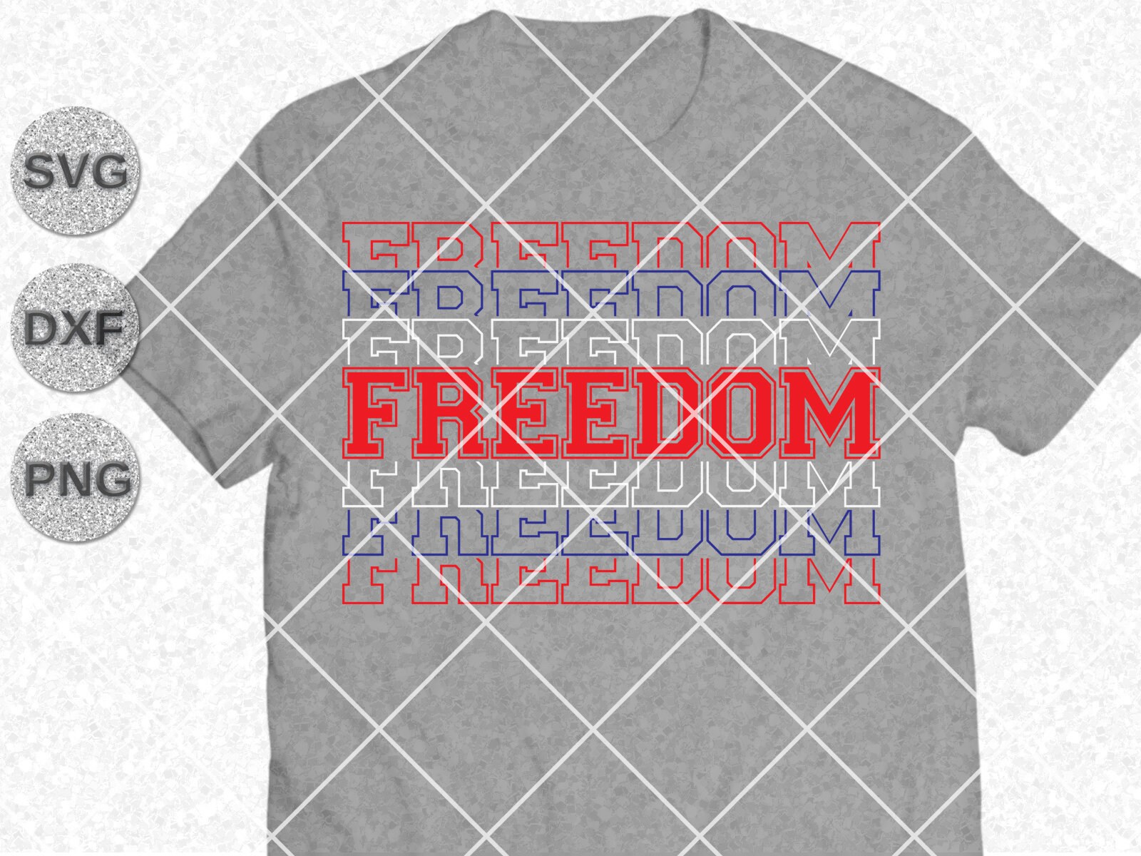 Freedom Svg Dxf Png Clipart Shirts Freedom Stacked Svg Dxf - Etsy UK