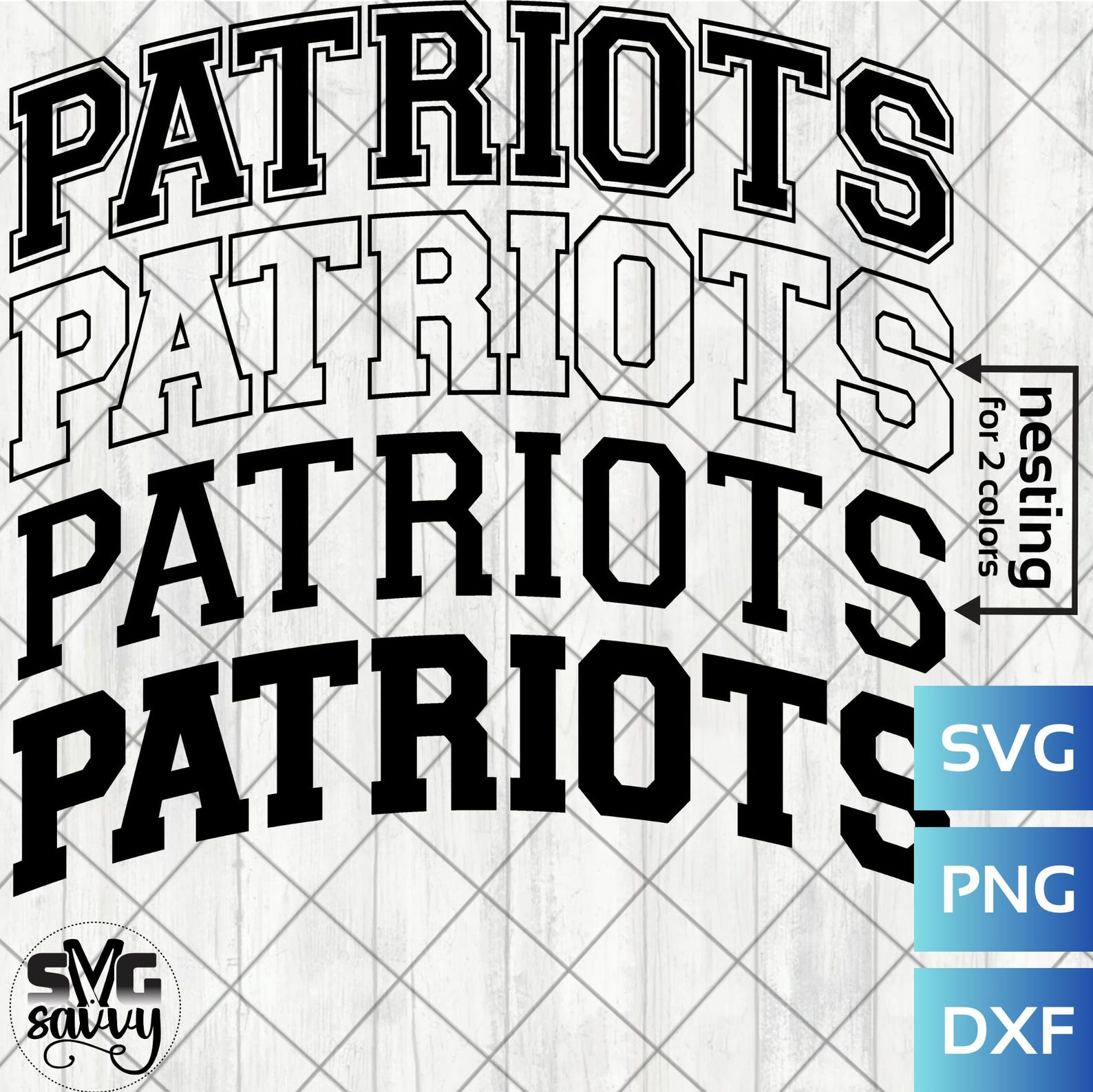 Patriots Sports Font Svg Png, Patriots Mascot Team Name Swag Collegiate ...