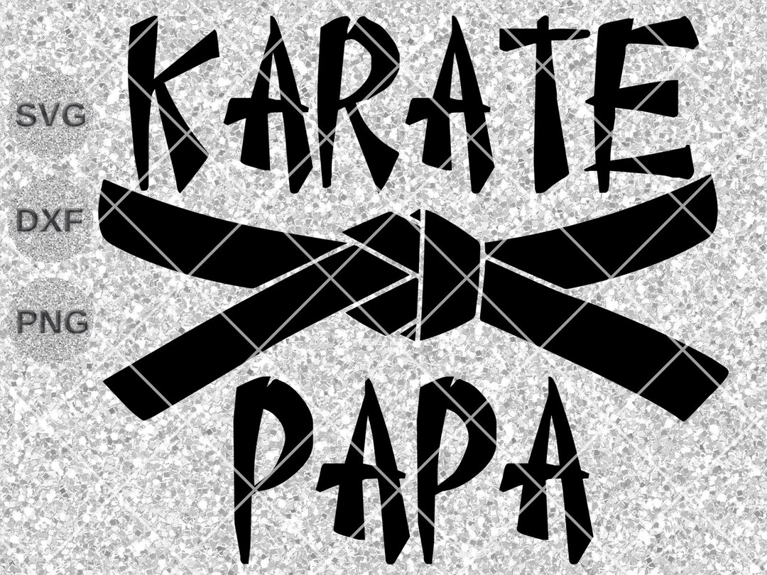 Karate Papa svg dxf Karate svg cinturones de Karate svg dxf - Etsy México