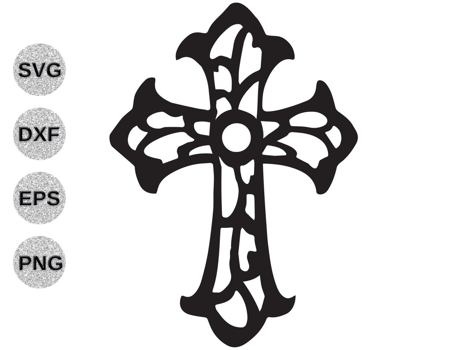 Cross Svg Fancy Cross Svg Cross Filagree Svg Cross Fretwork - Etsy Denmark