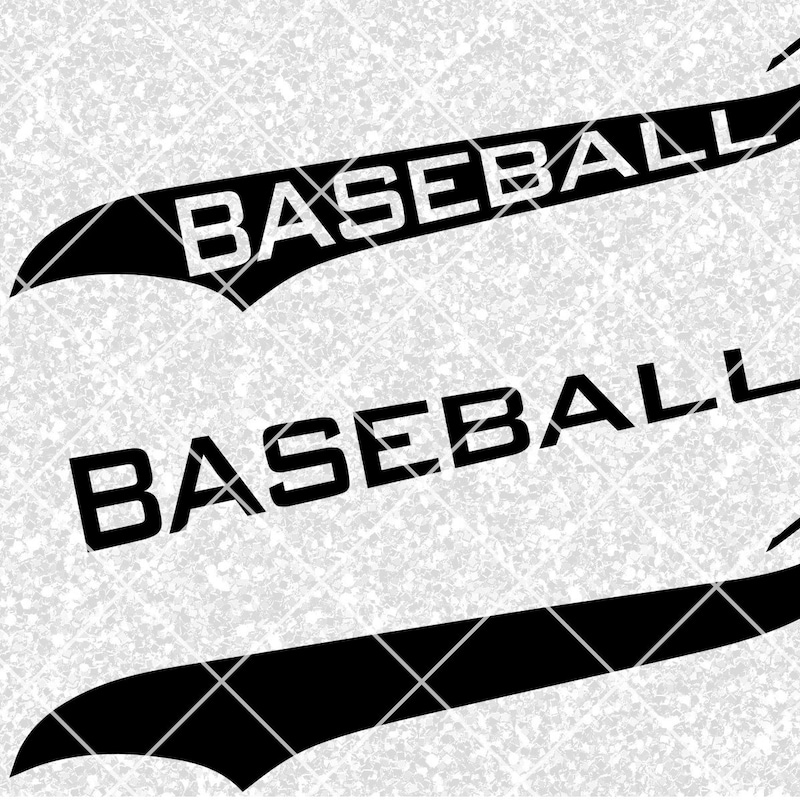 Baseball Swoosh Svg - Etsy