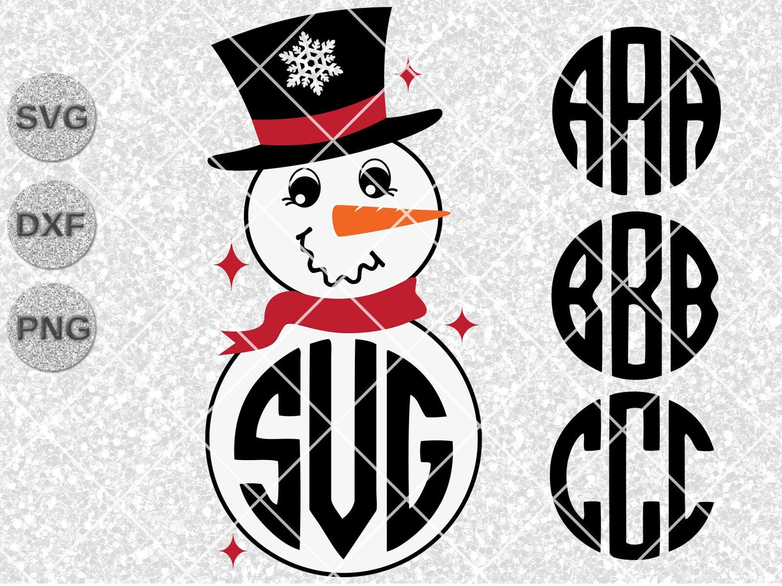 Snowman Monogram Svg Dxf Png Clipart Shirts Snowman Funny - Etsy