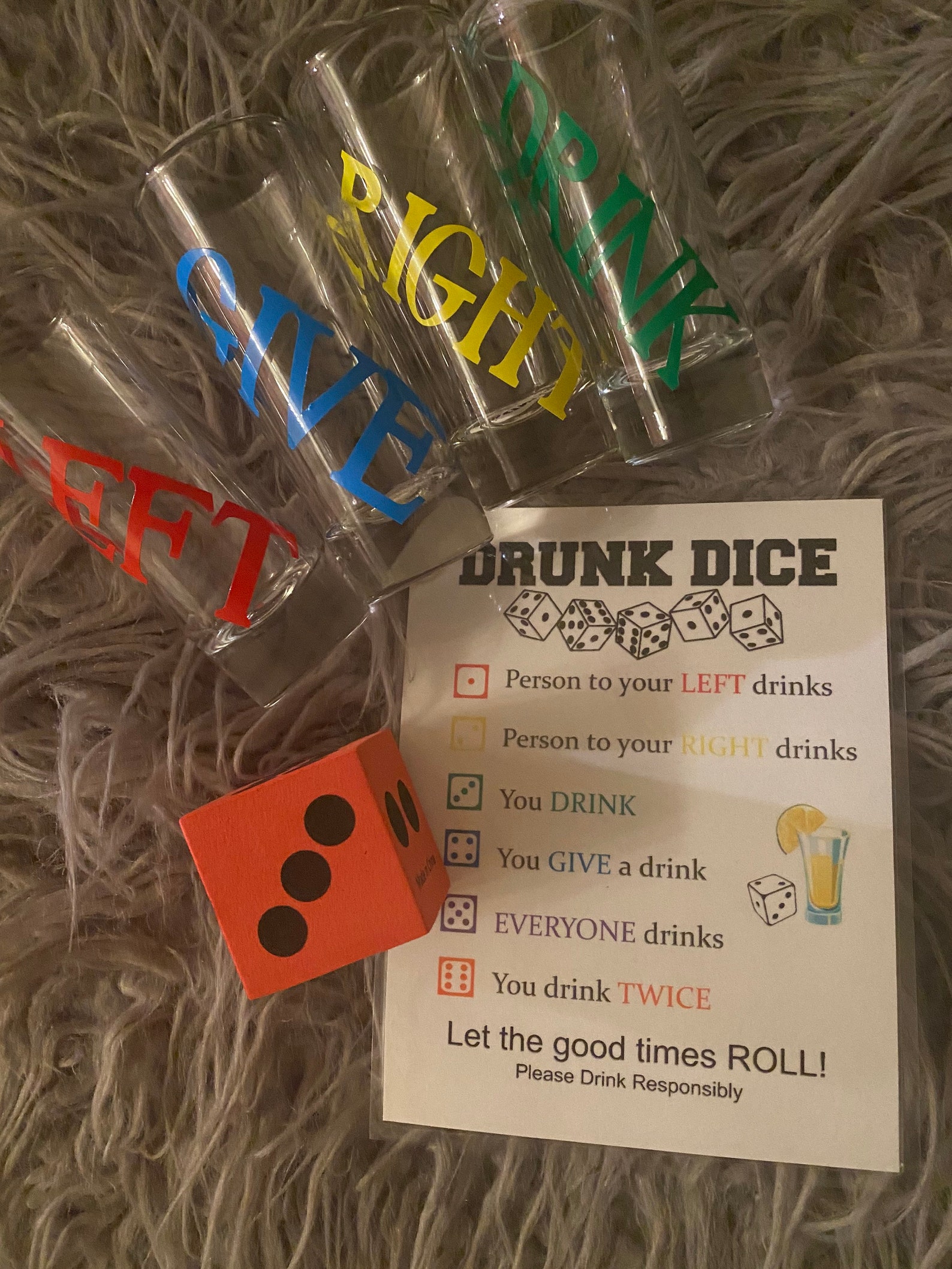 Drunk Dice Game - Etsy
