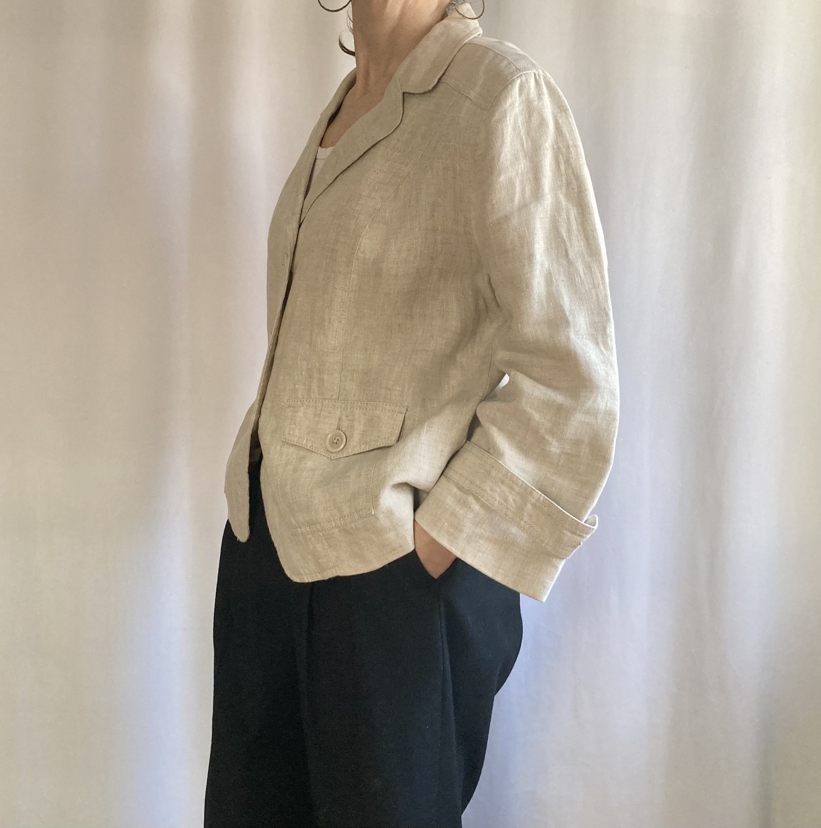 Minimalist Lightweight Jacket Linen Chore Coat Oversized - Etsy