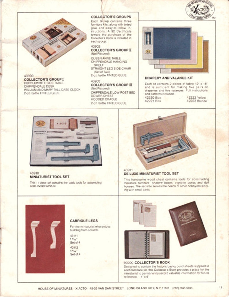 The House of Miniatures Vendor Guide, Dealer Catalog 1978, Digital ...
