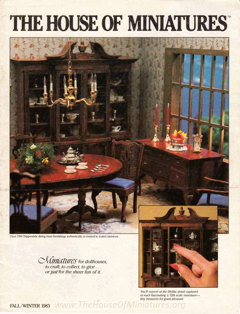 The House of Miniatures Catalog for Fall/winter 1983 Craftmark - Full ...