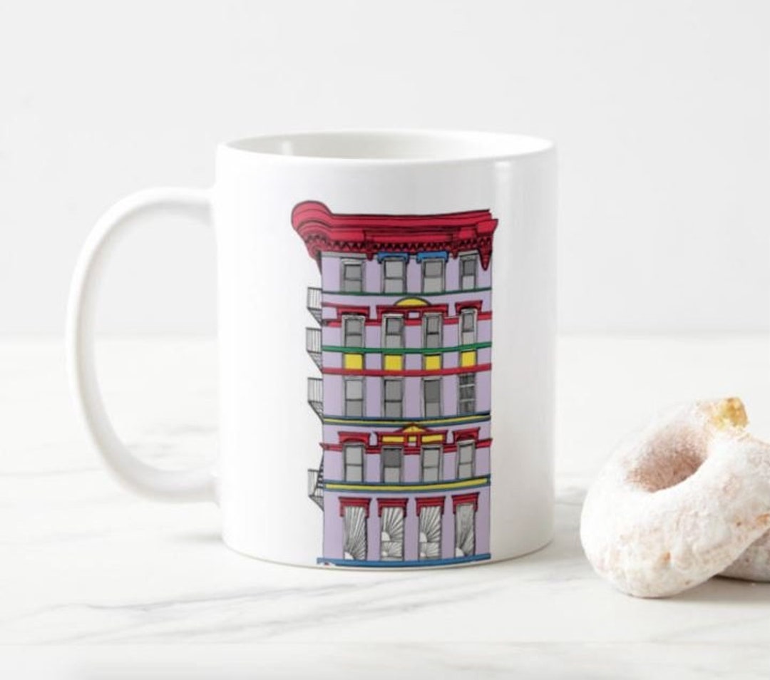 East Village NYC Bodega Colorful Ceramic Mug - Etsy