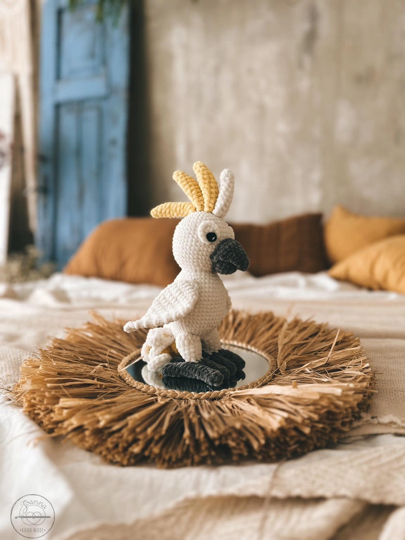Cockatoo PARROT AMIGURUMI Pdf Pattern - Etsy
