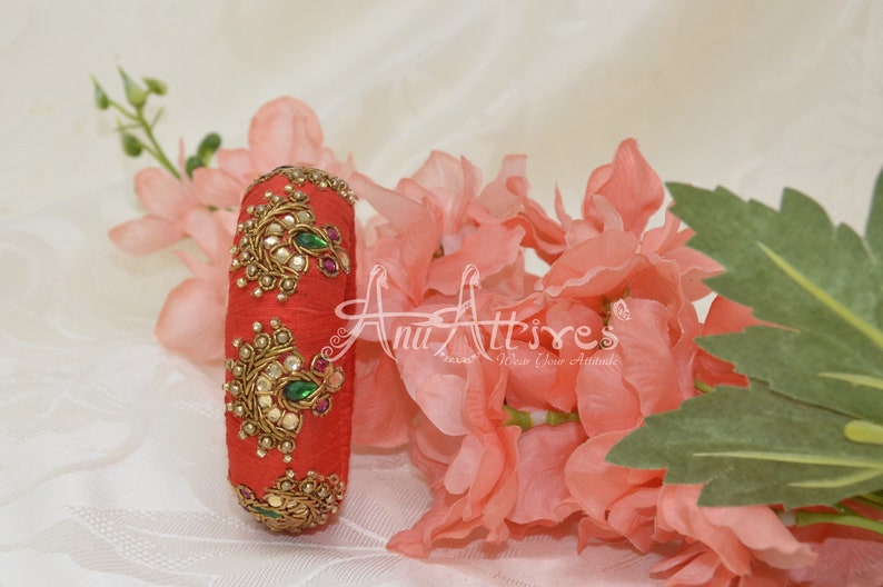 Maggam Work Bangles [hand Crafted for Festive Look] - Etsy