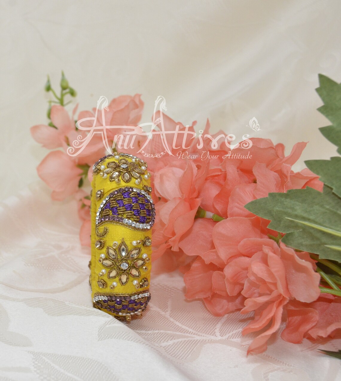 Maggam Work Bangles [hand Crafted for Festive Look] - Etsy