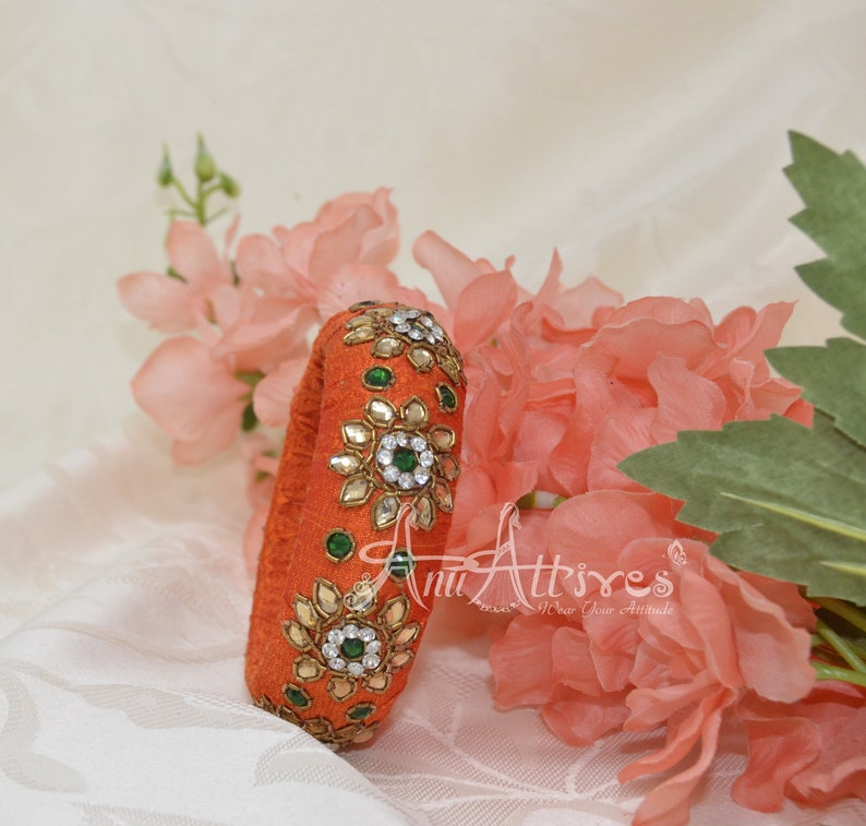 Maggam Work Bangles [hand Crafted for Festive Look] - Etsy