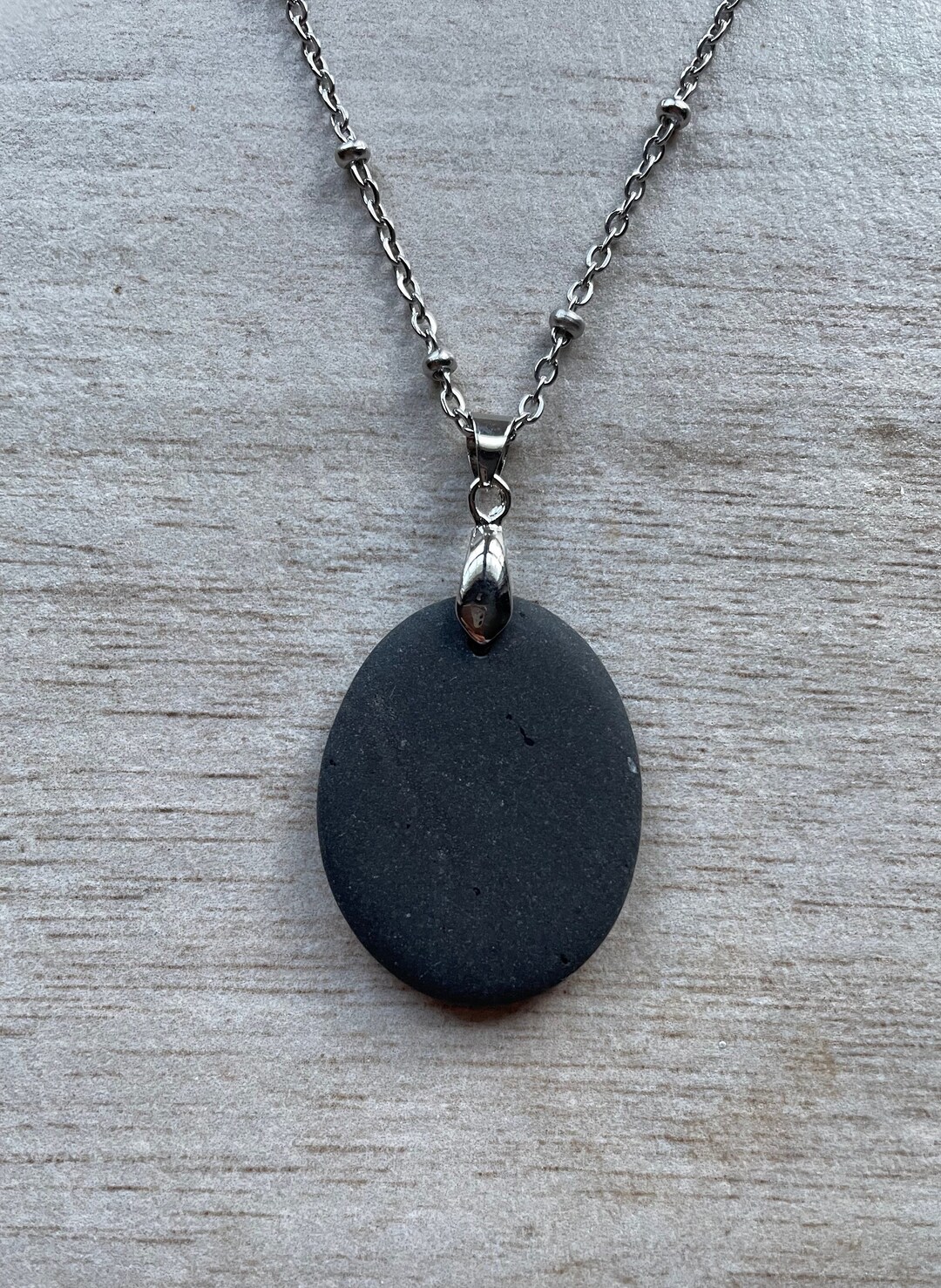 Collier pendentif en pierre du lac Supérieur - Etsy France