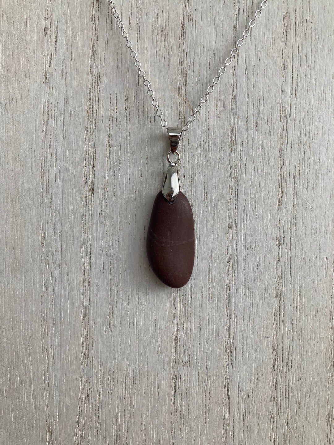 Pendentif en pierre du lac Supérieur - Etsy France