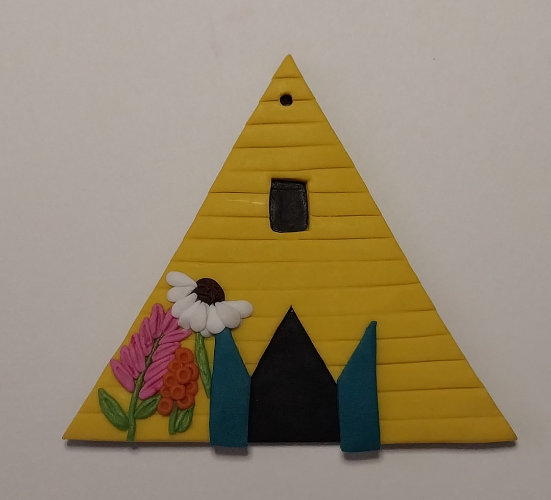 Midsommar Inspired Hårga Temple Polymer Clay Ornament - Etsy