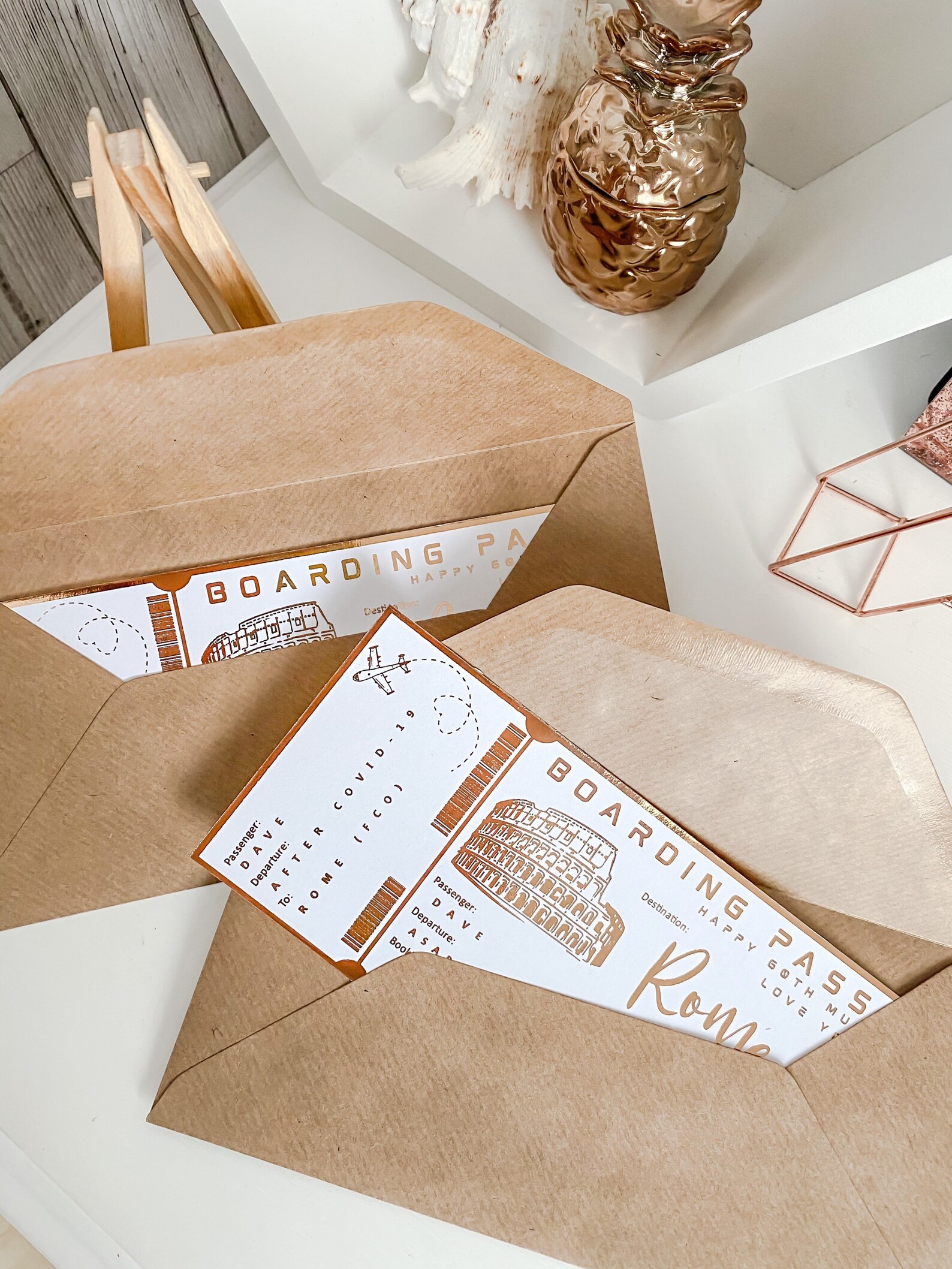 Foil Business Vouchers Custom Gift Voucher for Customers | Etsy