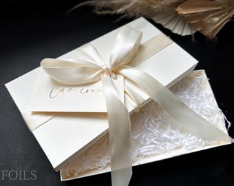 Ivory Luxury Gift Wallet, 21cm X 10cm Black Money Wallet With Satin ...