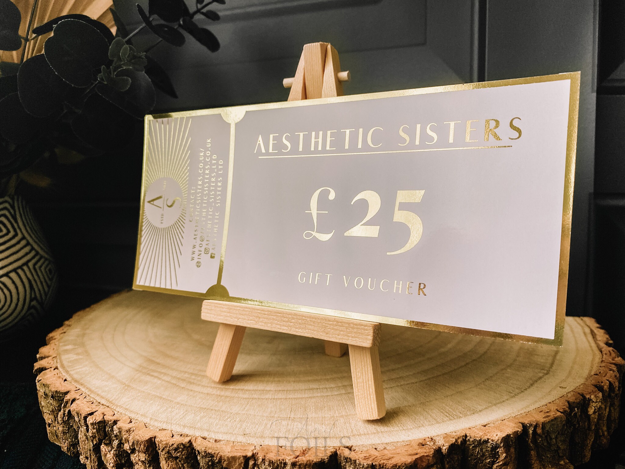 Foil Business Vouchers, Custom Gift Voucher for Customers, Bespoke ...