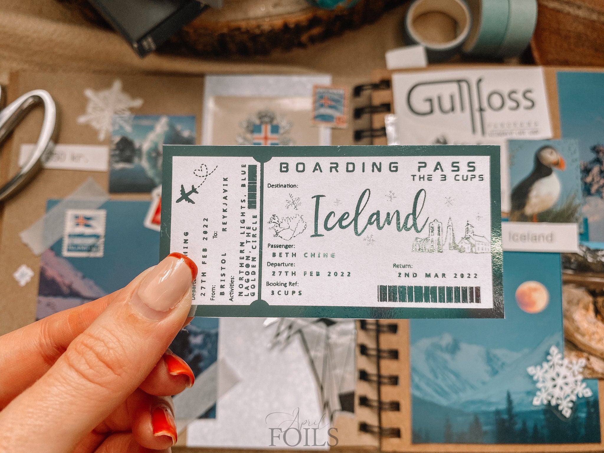 MINI Ticket for Journaling, Pack of 3, Scrapbook Bundle, Holiday ...