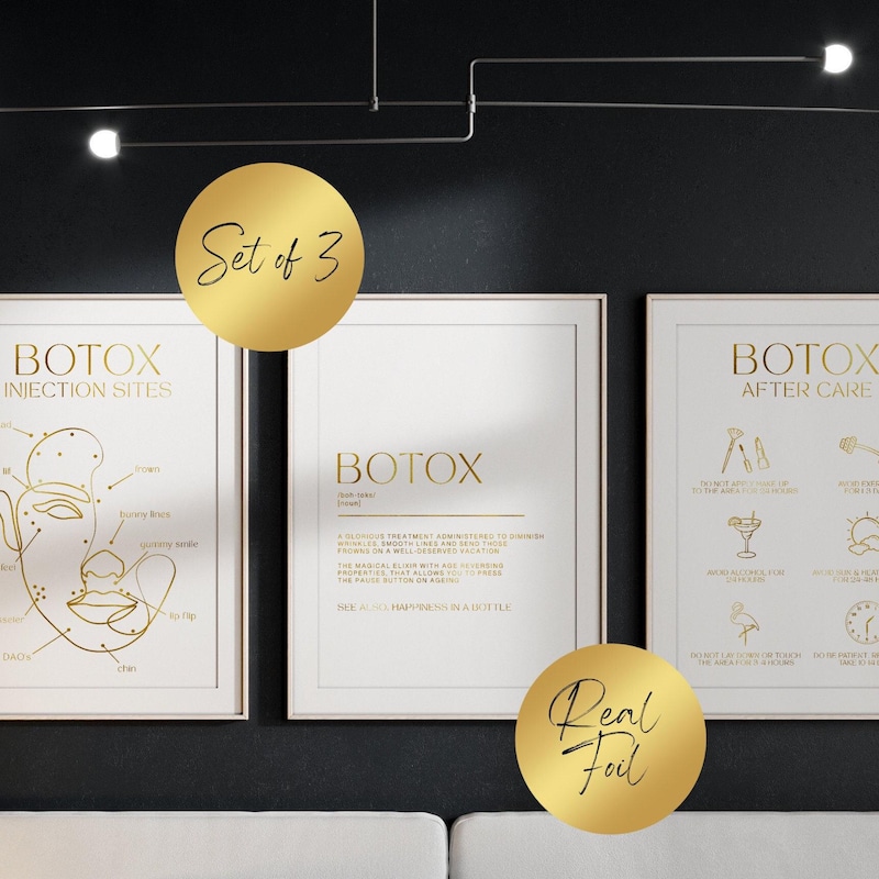 Botox Wall Art - Etsy