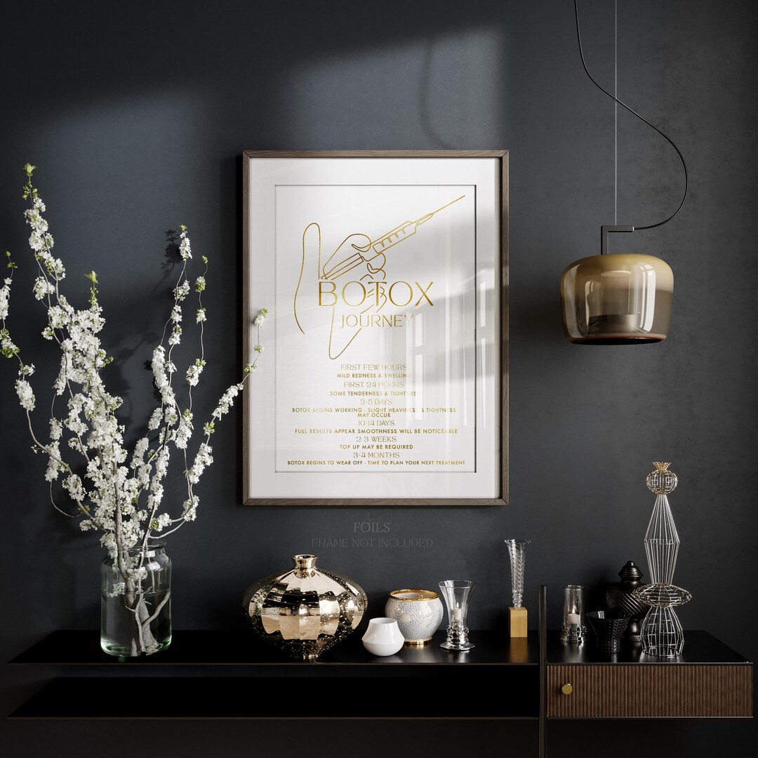 Anti-wrinkle Foil Poster, Aesthetics Clinic Decor, Beauty Salon ...