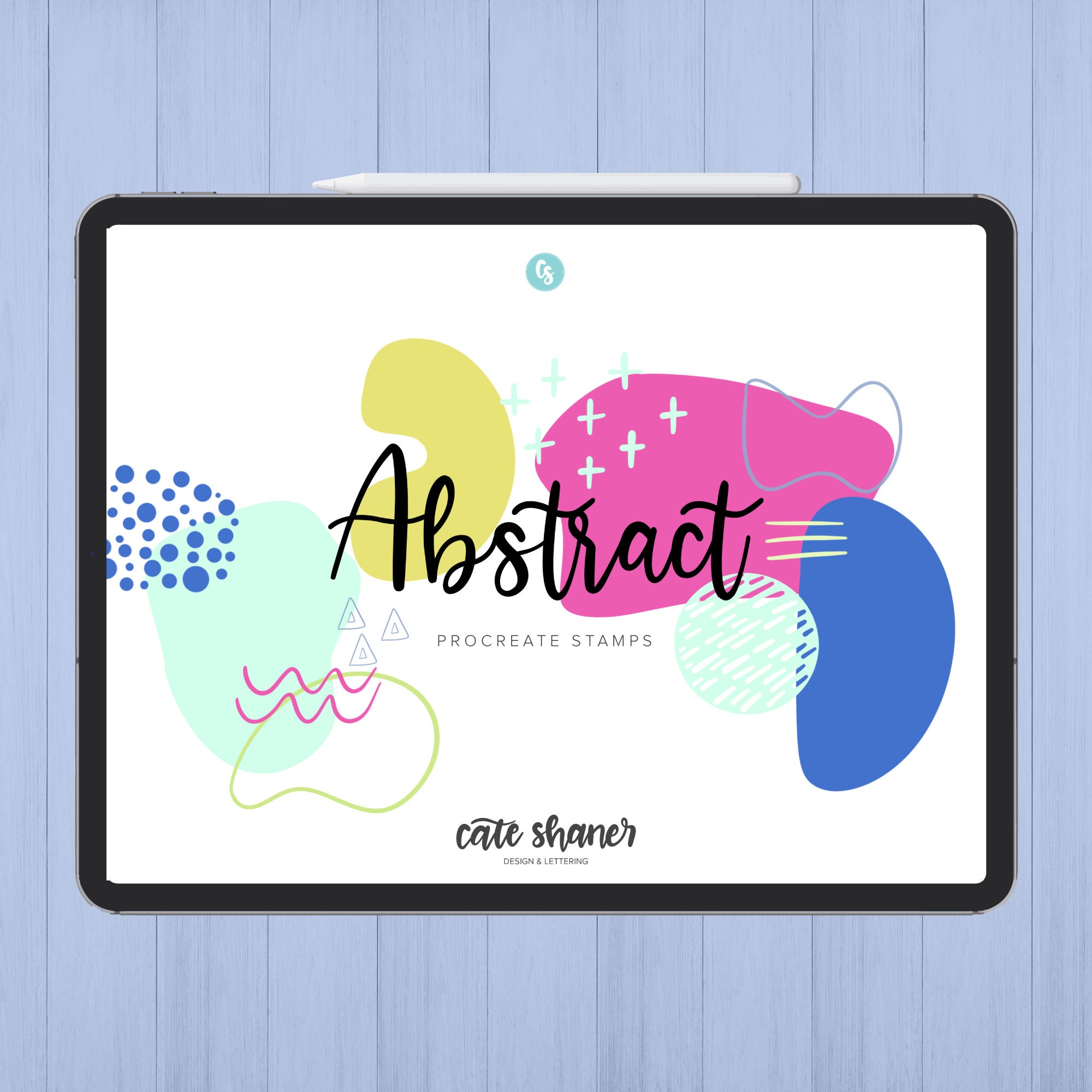 Abstract Procreate Stamps | Procreate Stamp Brushes | Abstract Stamps ...