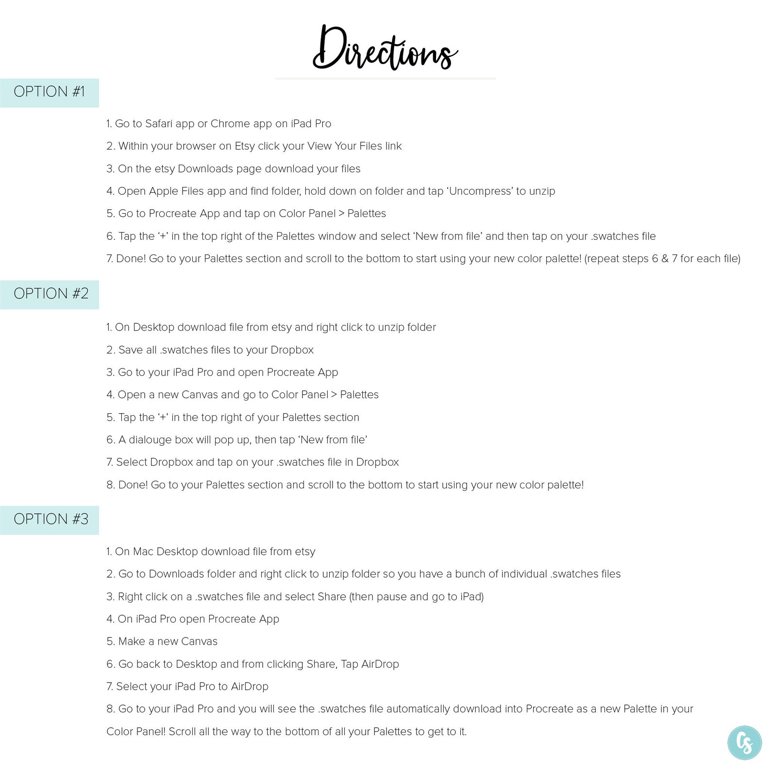 Dusty Blue Procreate Color Palette | Color Palette | Instant Download ...