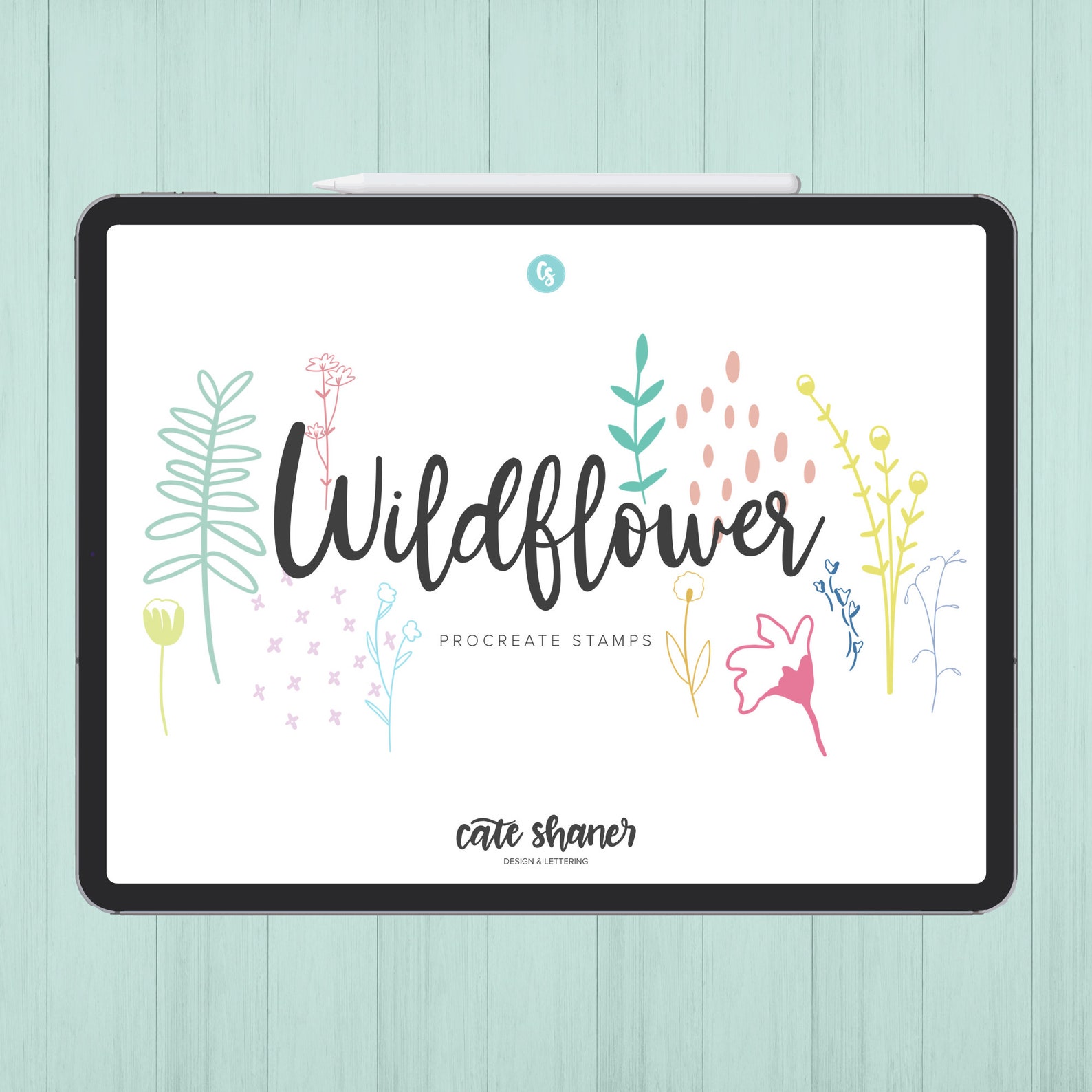 Wildflower Procreate Stamps | Procreate Stamp Brushes | Wildflower ...